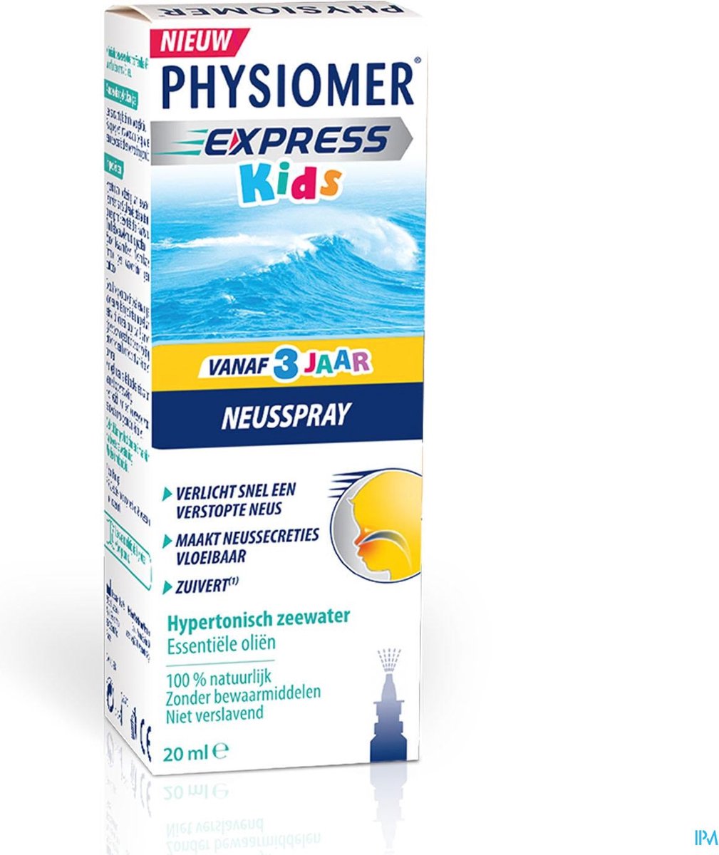 Physiomer® Express Kids Neusspray 20ml-Bij Verstopte Neus,Loopneus ...
