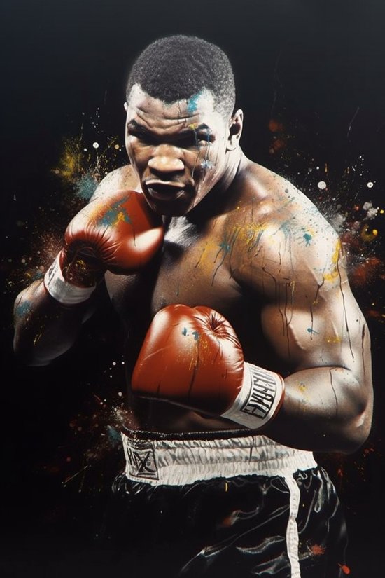 Mike Tyson Poster - Signature Strike - Hoge Kwaliteit - Portret - 61x91 ...