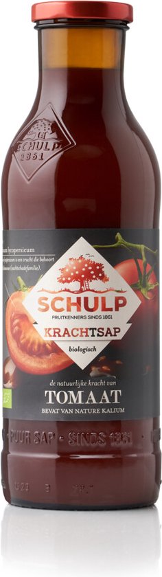 Schulp Tomatensap Puur Krachtsap Biologisch 6 x 0,75 liter | bol
