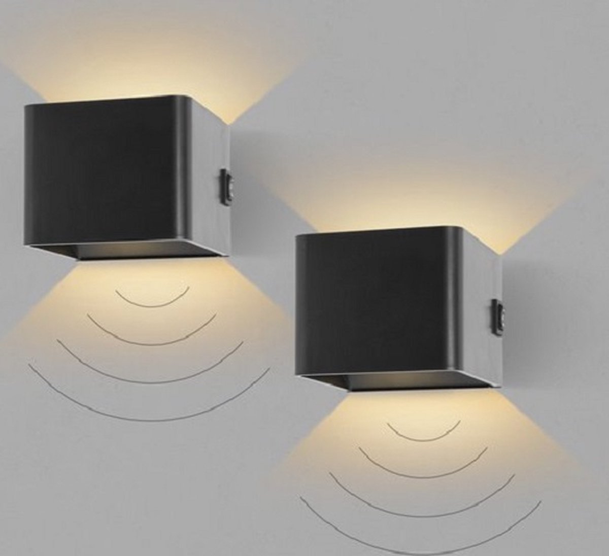 Led Wandlamp Oplaadbaar - Magnetische Wandlamp - Wandlamp Binnen ...