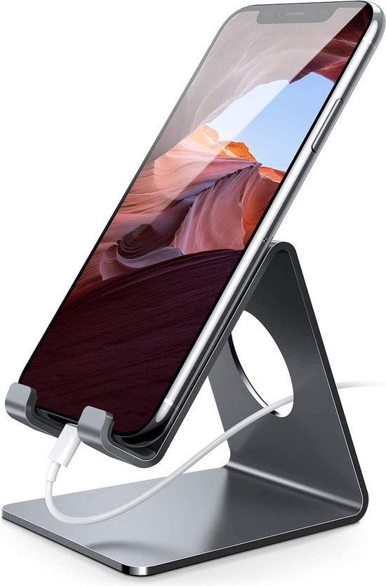 Jumada's - Aluminium Telefoon- en Tablet Houder voor Bureau ...
