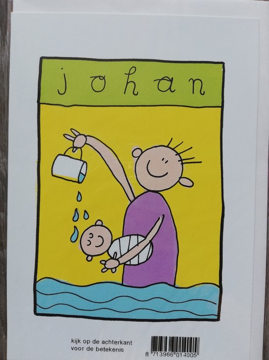Wenskaart met naam Johan | bol