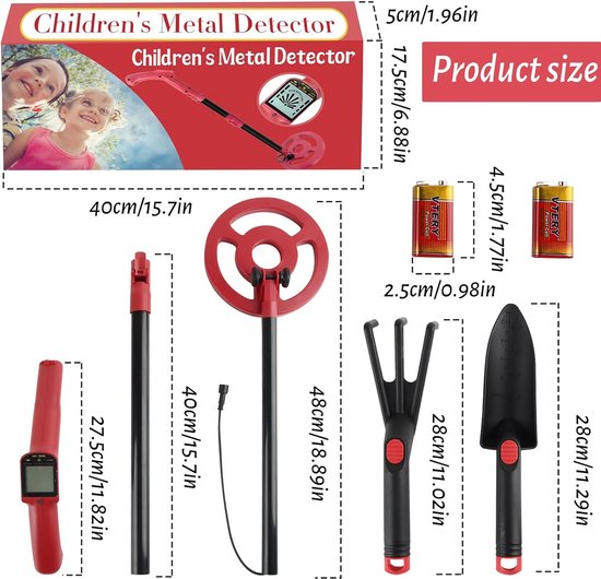 Metaaldetector - Metaaldetector voor kinderen - Metaaldetector set ...