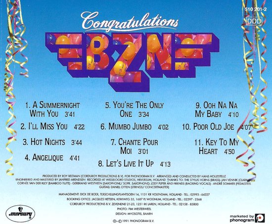 BZN - Congratulations (CD), Bzn | Muziek | bol