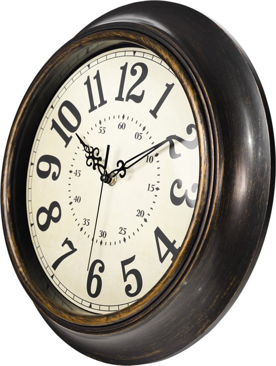 Wandklok - Stil Uurwerk - Klassiek Design - Diameter 35 cm - Wandklok ...