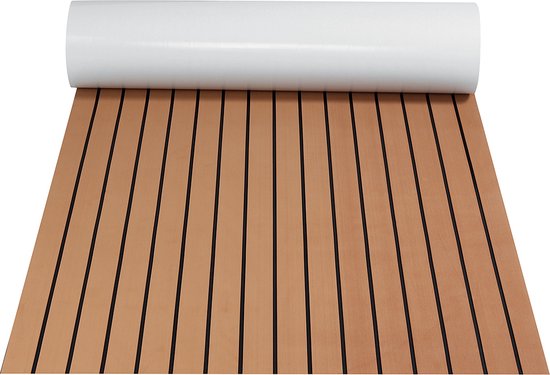 2 stuks 45x240cm=90x240cm Decking Zelfklevende Bootmat - EVA Teak Foam ...