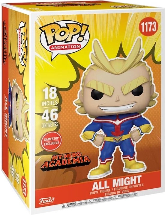 Funko Pop Animation: Mega My Hero Academia - All Might - 46 cm | bol