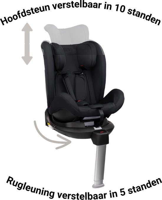 Novi Baby® David Premium - Autostoel - Groep 0-1-2-3 - Isofix - 360 ...