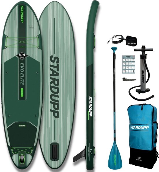 Stardupp EVO SUP - Opblaasbaar SUP Board – Elite SUP - 325x82cm - 150kg ...