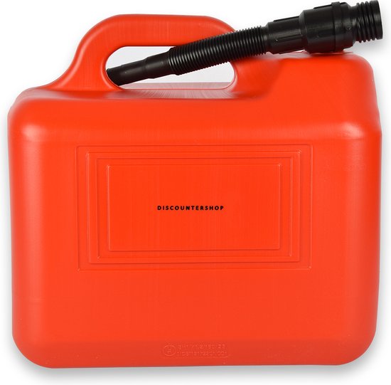 Jerrycan 20 Liter Rood - Met Trechter Tuit- Inclusief Handige Vulslang ...