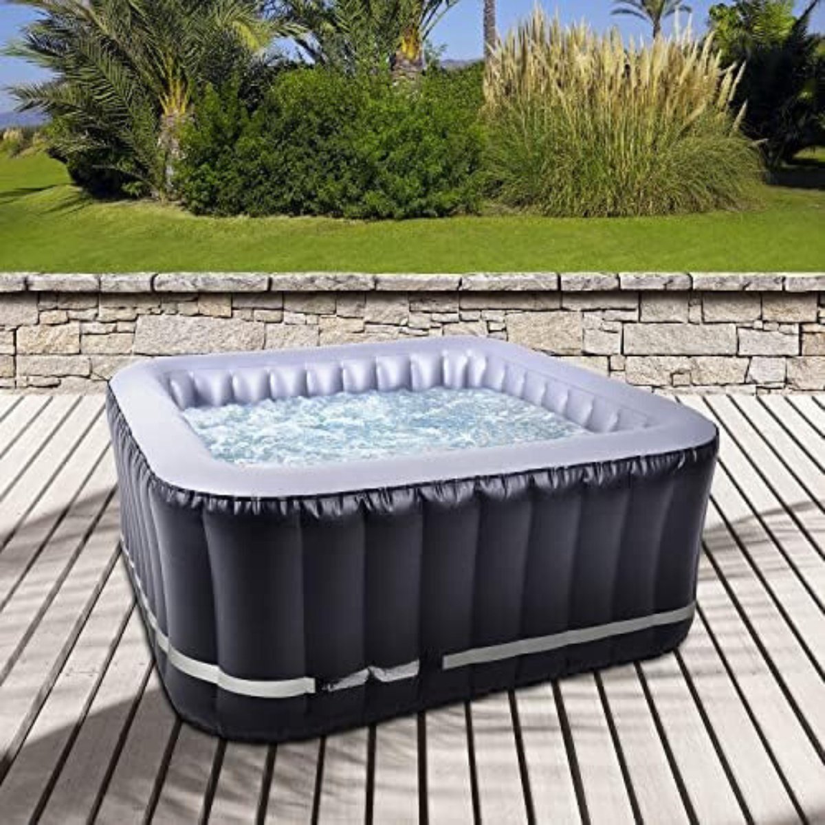 Opblaasbare Jaccuzi - Opblaasbare Hottub - 4 Personen - 158cm - 650L | bol