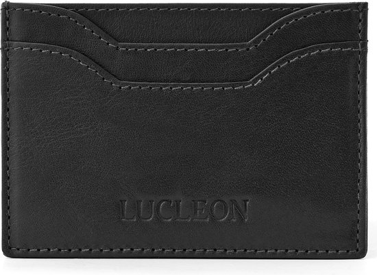 Lucleon - Bruce - Zwarte pasjeshouder voor heren | bol