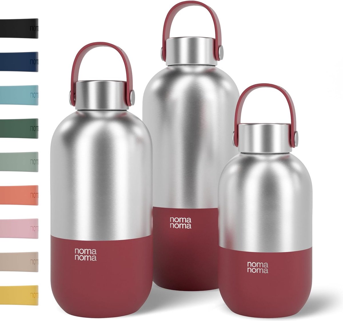 Gourde en acier inoxydable "bouteille isotherme" 750 ml thermos étanche 500 ml, 750 ml... | bol