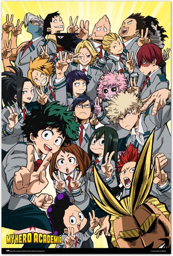 My Hero Academia U.A. Class 1-A Poster 61x91.5cm | bol