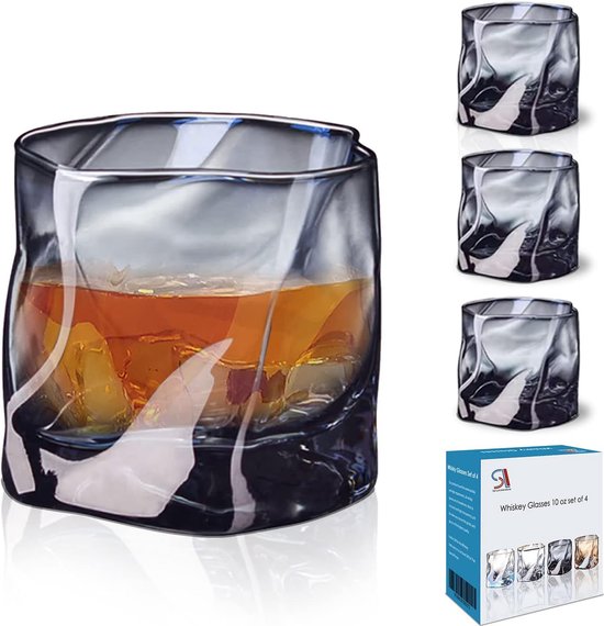 Whisky glazen tumblers, 285 ml whiskey set geschenken voor mannen ...