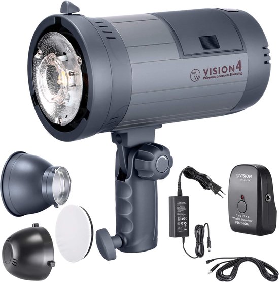 Neewer® - Vision 4 300 Ws 2.4G Li-ion Accu Krachtige Buitenflitser met ...