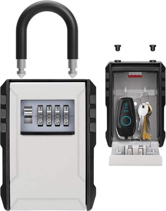 Grote sleutelkluis voor wandmontage en hangend sleutelkastje met ...