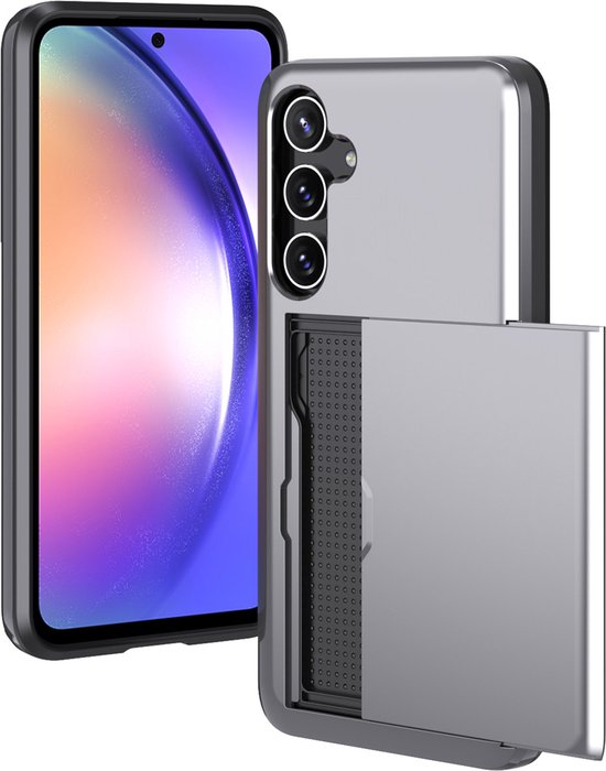 iMoshion Hoesje Geschikt voor Samsung Galaxy A55 Hoesje - Ruimte voor 2 pasjes -... | bol