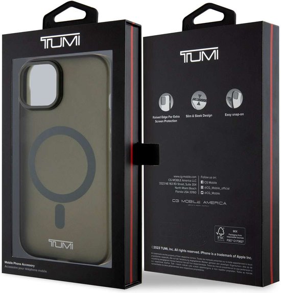 Tumi – iPhone 15 – Backcover – Metallic – magsafe – Transparant | bol