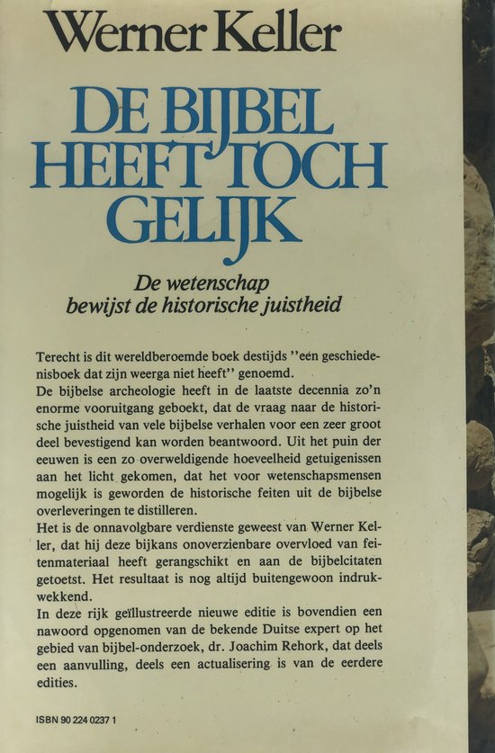 De bijbel heeft toch gelijk (Bijgewerkte versie) - Werner Keller, Werner Keller |... | bol