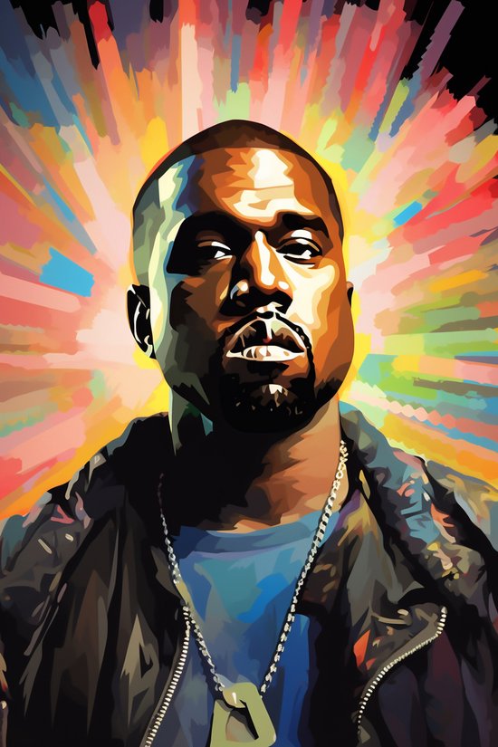 Kanye West Poster | Abstract Kanye | Ye Poster | Rap Poster ...