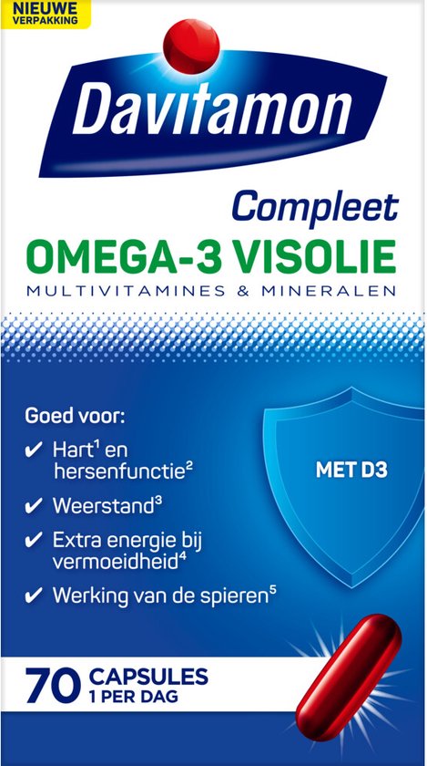Davitamon Compleet + Omega 3 Visolie - Multivitamine ...