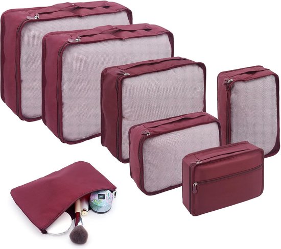Packing Cubes, kofferorganizer, reis-kledingtassen, 7 stuks ...