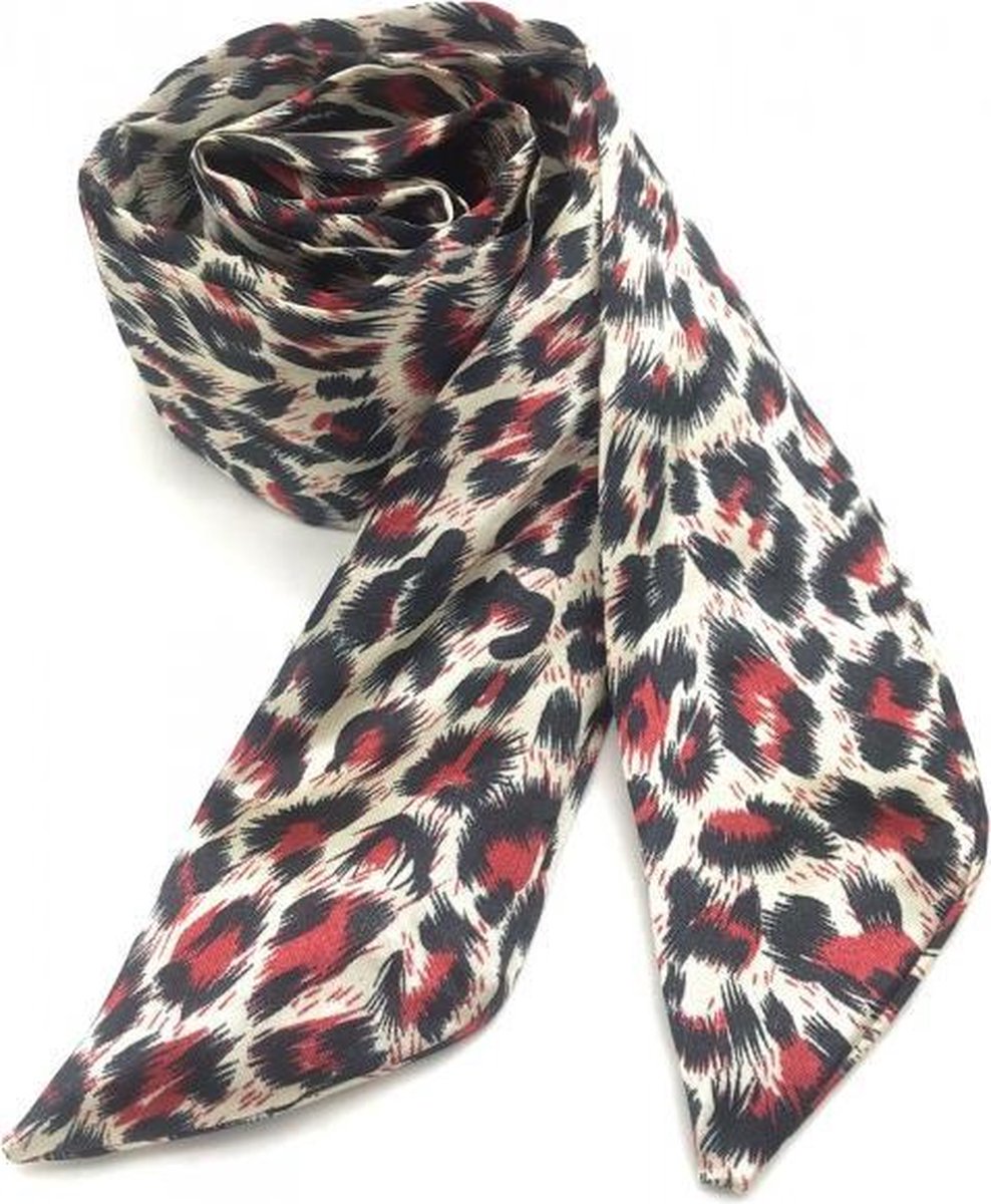 Haar Sjaaltje Panter Print Rood | bol.com