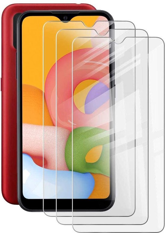 Samsung Galaxy A01 Screen Protector [3-Pack] Tempered Glas ...