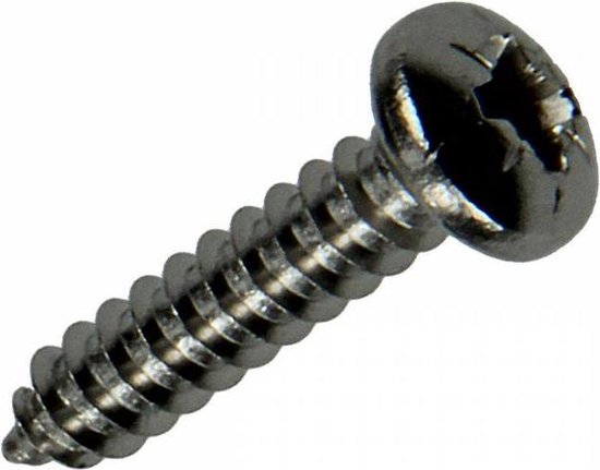 Mack Zelftappende RVS Schroef 12 stuks 4,2 x 13 mm | bol