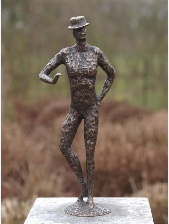 Tuinbeeld - bronzen beeld - Man modern - Bronzartes - 40 cm hoog | bol.com