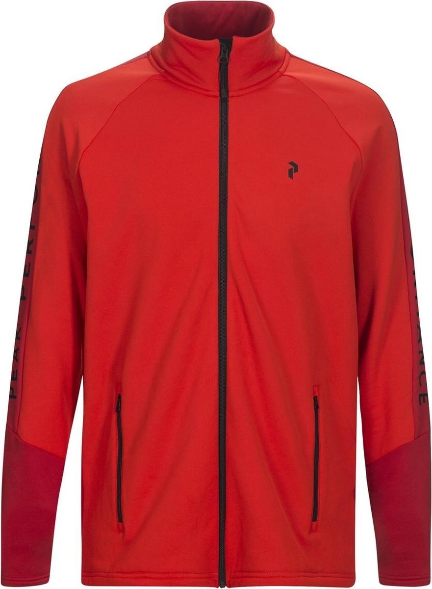 Peak Performance - Rider Zip Jacket - Outdoor Vest Rood | bol.com