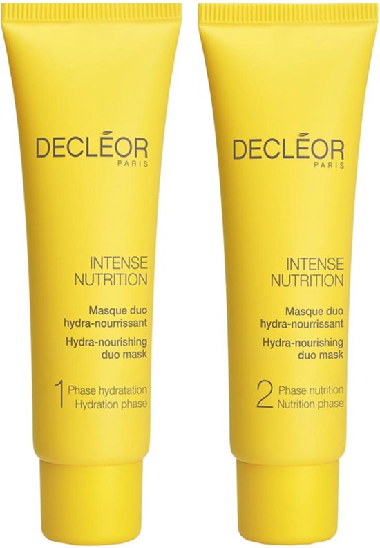 Decleor 2 x 25ml Intense Nutrition Hydra- Nourishing Duo Mask with ...