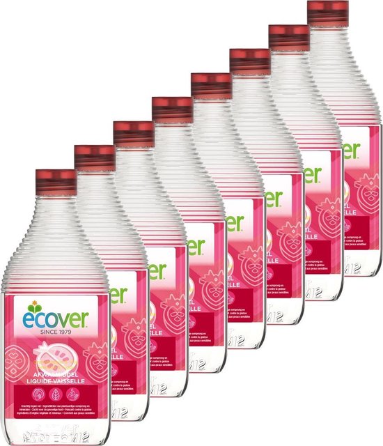 Ecover Afwasmiddel - Granaatappel & Vijg - Voordeelpakket 8 x 450 ml | bol.com