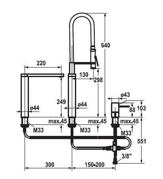KWC keukenkraan Ono 10153423000 Chroom | bol.com