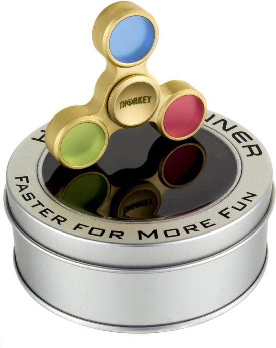Fidget Spinner Metaal Goud | Pro Anti Stress Hand Spinner voor een ...