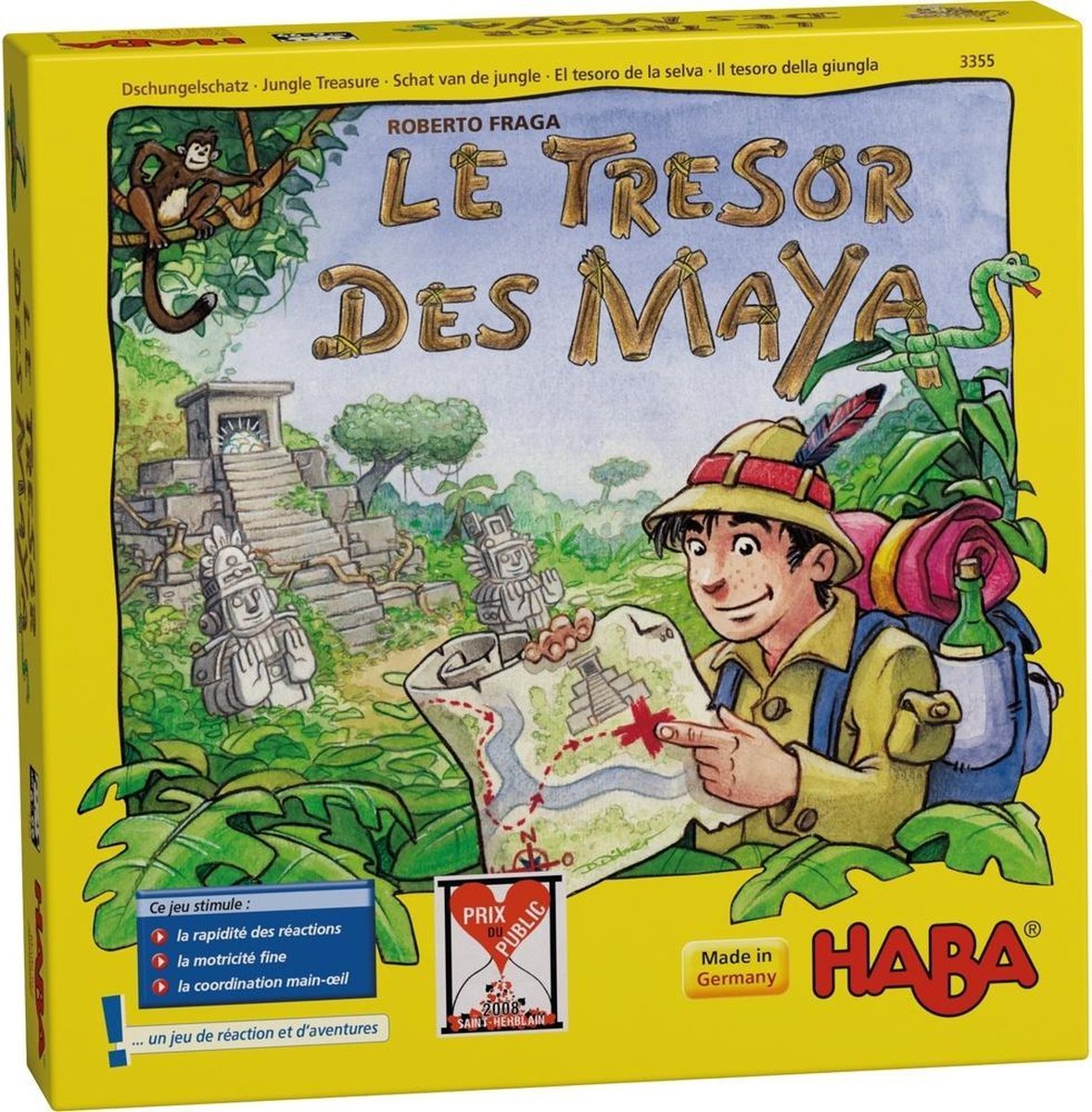 Speelgoed | Wooden Toys - !!! Spel - Schat Van De Jungle (Franse ...