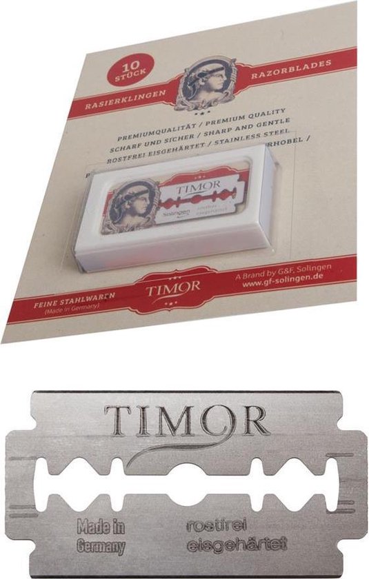 TIMOR double edge scheermesjes 10 stuks | bol.com