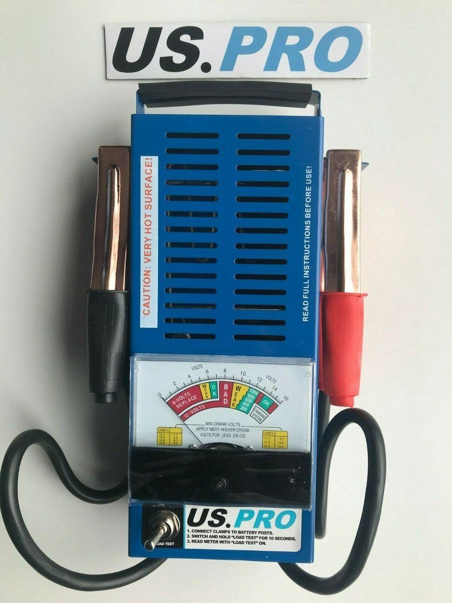 Professionele accu tester 6 V / 12 V | bol.com