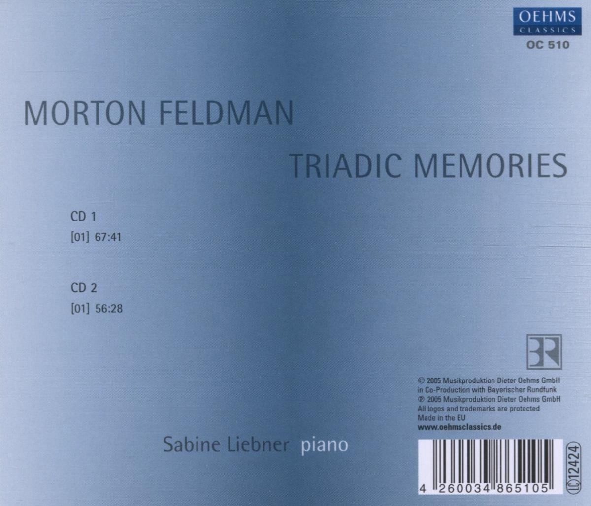 Triadic Memories, Sabine Liebner | CD (album) | Muziek | bol