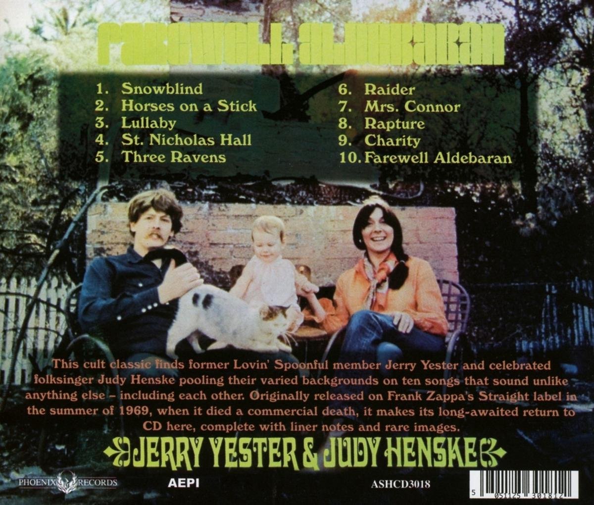 Farewell Aldebaran, Judy Henske & Jerry Yester | CD (album) | Muziek | bol