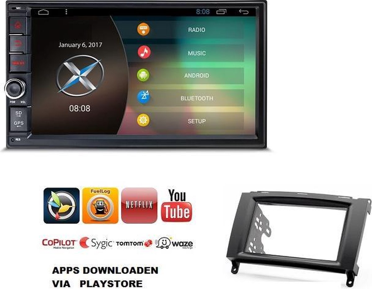 Android navigatie Mercedes Sprinter bluetooth usb dvd touch | bol.com