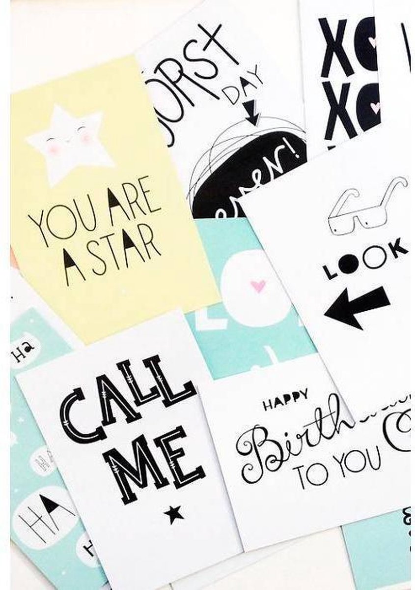 Little Lovely Selfie Cards Set Selfie Kaarten (gratis verzending) | bol.com