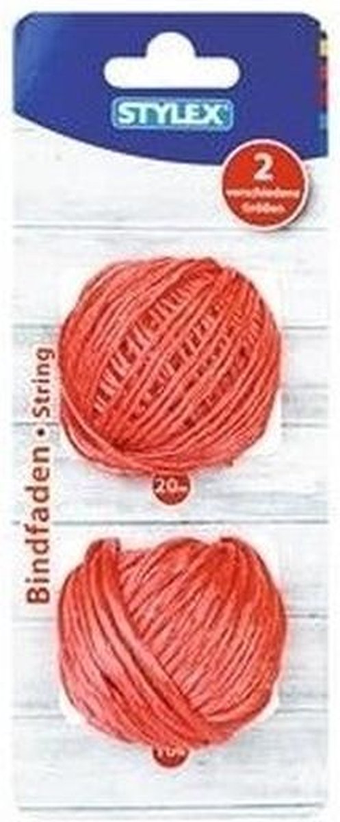2x Bollen touw roze - Touw bolletjes van 10 meter en 20 meter - Hobby ...