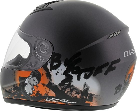 LS2 FF350 Helm Big Stuff mat antraciet | bol.com