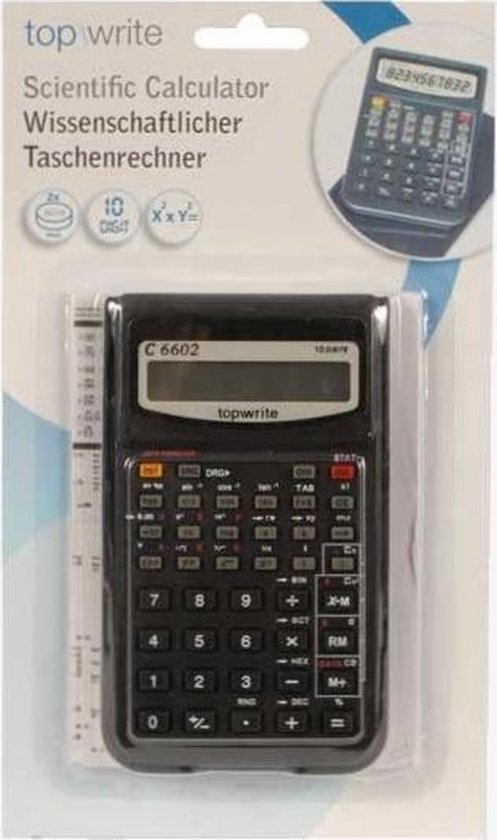 Topwrite Rekenmachine C6602 | bol