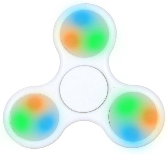 Hand Spinner met LED verlichting Wit | bol.com
