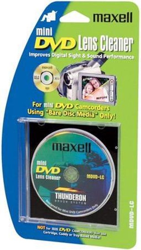 Maxell mini DVD lens cleaner | bol.com