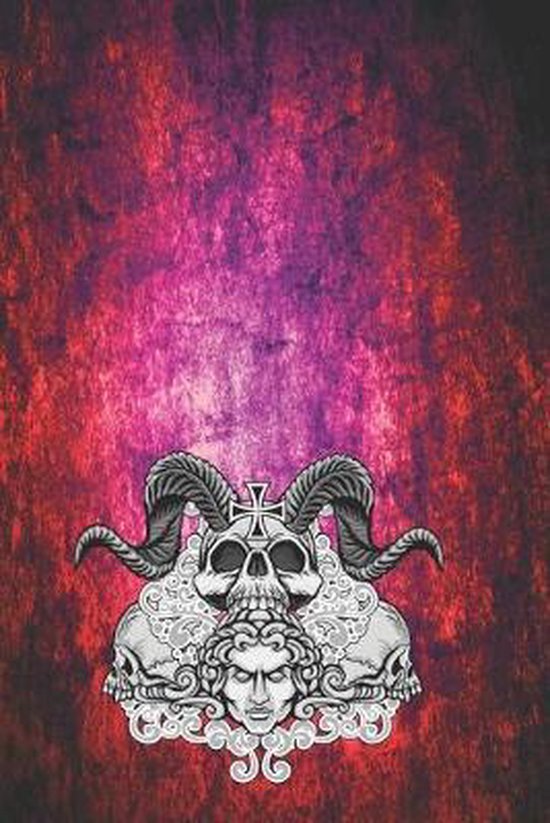 Red light Gothic notebook with skull and head, Grewns Gothic Notebooks ...