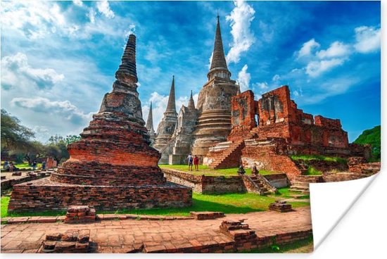 Les imposants temples de l'ancienne capitale de Ceylan poster 180x120 ...